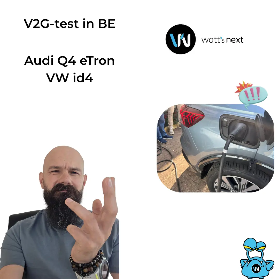 V2G-test VW ID4 en Audi Q4 | Watt's Next